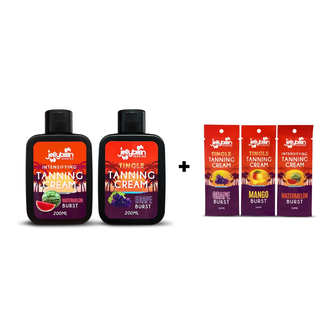 Jellybean Tanning Ultimate Tanning Bundle (5-Piece) | TikTok Shop Sales History | FastMoss