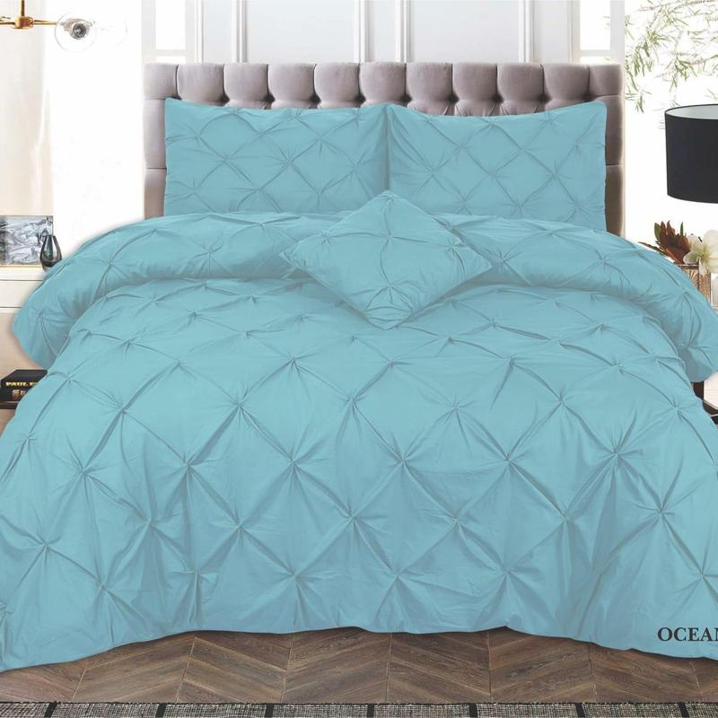 PINTUCK DUVET COVER SET POLY COTTON QUILT COVER SINGLE DOUBL - TikTok ...